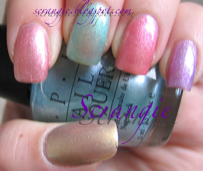Scrangie: OPI Summer Splash, Surf Party, Beach Party and Nocti NanoBrites