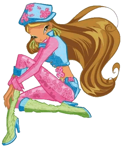 FLORA FADA : Estilo das Winx