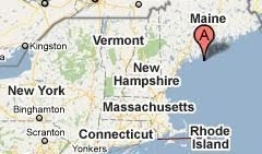 Compass Map: Monhegan Island, Maine