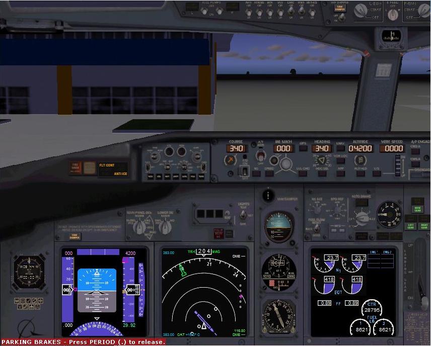 Flight Simulator: Painel 737NG - FS2004