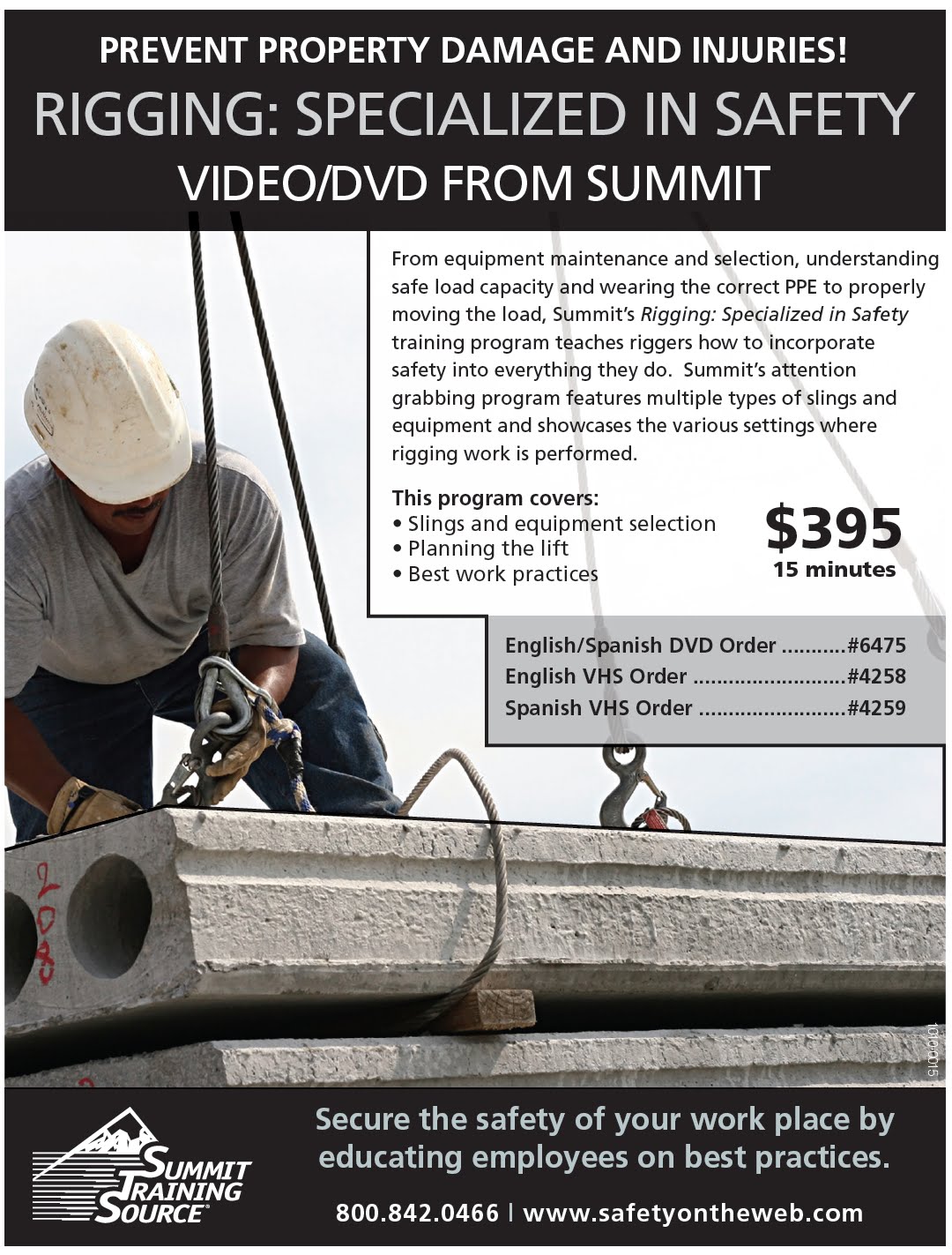 Summit Training Source: Rigging: Specialized in Safety