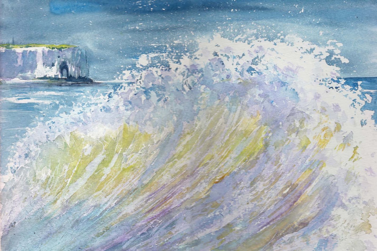 PETER GANDER ART: Wave, Botany Bay, Kent