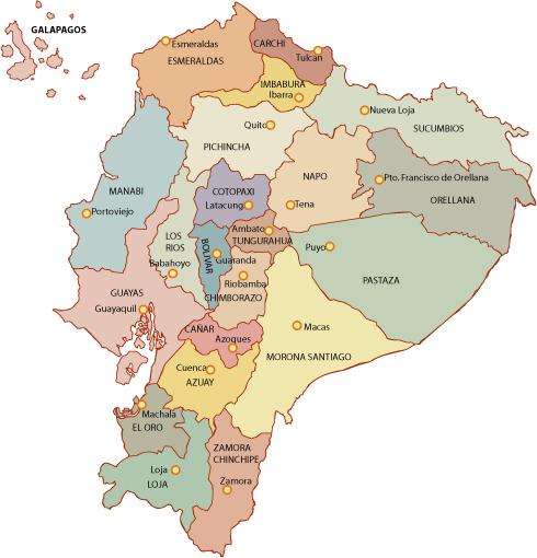 DIBUJOS DEL MAPA DE ECUADOR