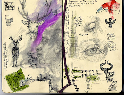 a sculpture a day: Pocket Divinity Sketch Book