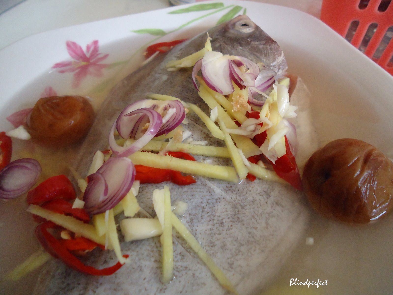 blindperfect: 340. Steamed Ikan Bawal Hitam