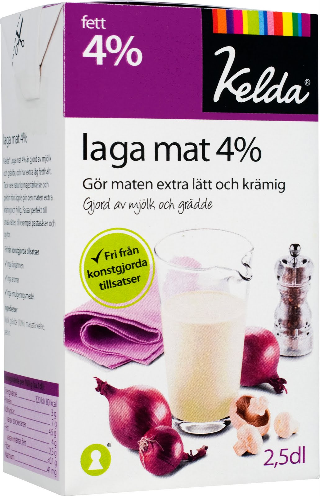 Ny produkt från Kelda:Kelda laga mat 4% ~ Nam Nam