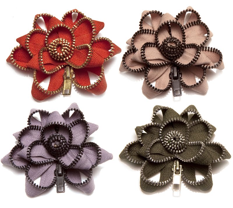 Kate Update: Fall Zipper Pins at Julie: Artisan's Gallery