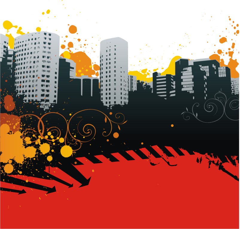 Building #2 Free Vectors | Corel Draw Tutorial and Free Vectors