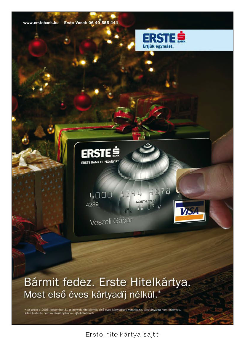 hrabakdesign: Erste Credit Card launch campaign