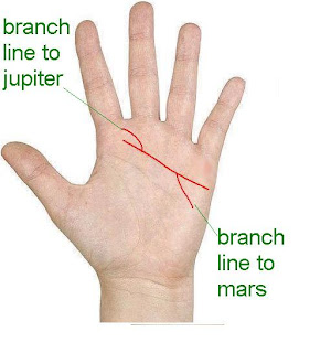 palmistry: Know your Future: Heart line and jupiter mount