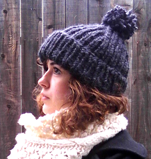 sew knit me: stylish burglar stocking cap - free pattern