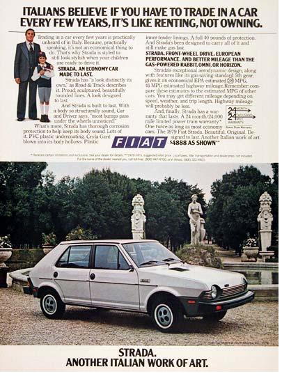 Peak Italian Design: Vintage Fiats | Come for the cars, stay for the ...