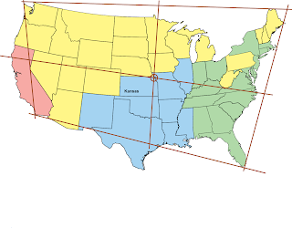 Excel Math: Which Center of the United States?