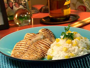 recipe mogul: Grilled Tilapia with Mango Coconut Rice