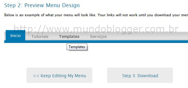 Como Instalar Menus do CSS Menu Maker no Blogger - Mundo Blogger