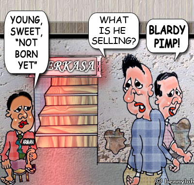 MALAYSIAN CARTOONS: PIMP