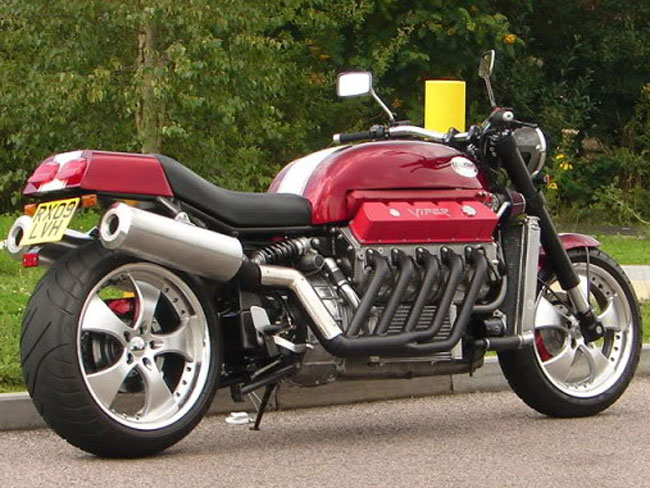 Motoride: Millyard: Uma Moto com Motor V10 8.4 Litros do Dodge Viper e ...
