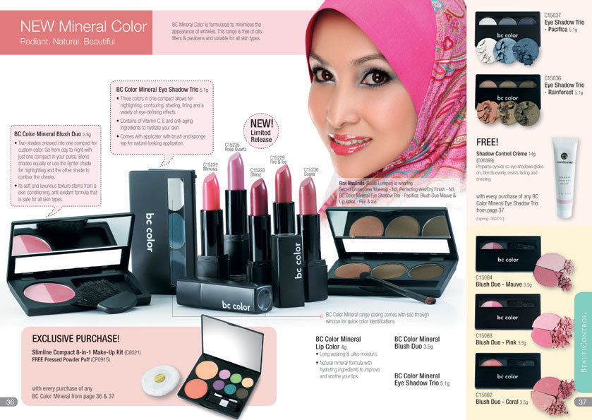 Dini Tupperware Kiosk: BC Mineral Color - BeautiControl Tupperware