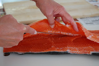 recipes from the wild: Ego wrapped salmon fillet