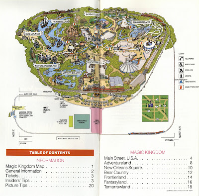 Disneyland Guide Map
