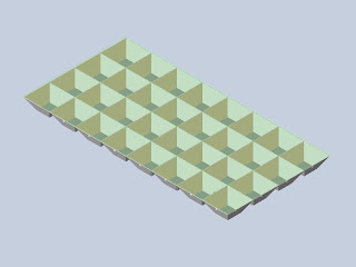 Time Is Energy: Inverted pyramid solar panel design--30% savings