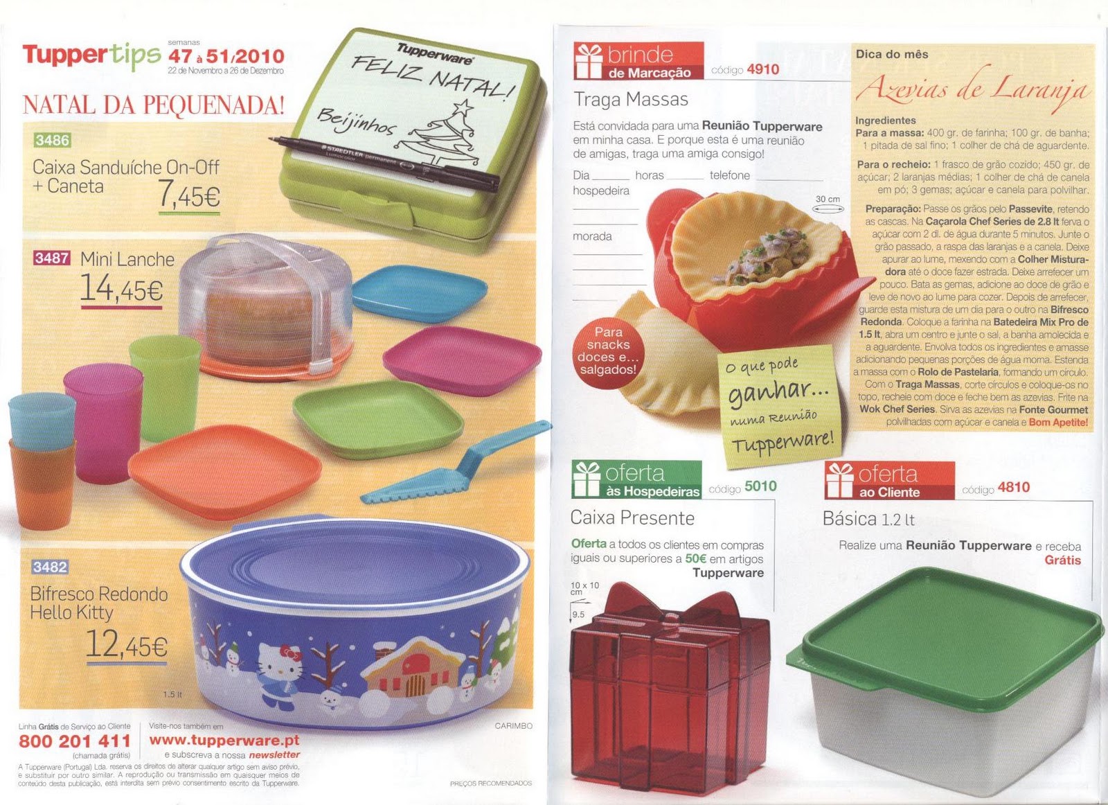O Mundo da Tupperware: PROMOÇÕES TUPPERWARE - Semana 47 à 51/2010