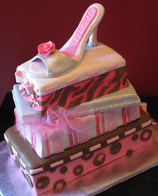Katie's Cakes: Fancy Shoe Box Cake