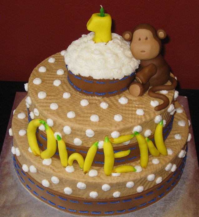 Katie's Cakes: Baby Monkey Cake
