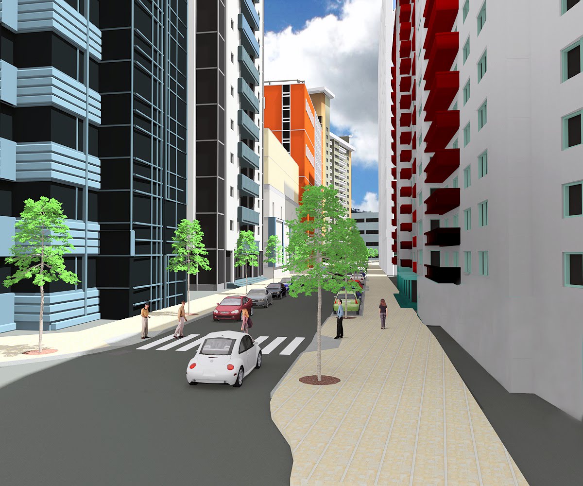 WORKS-3D: STREET RENDER TEST!!