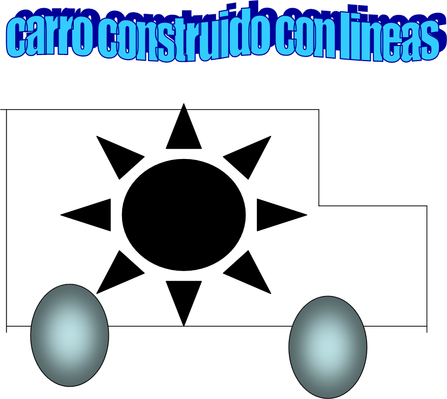 bks- julio: carro construido con lineas
