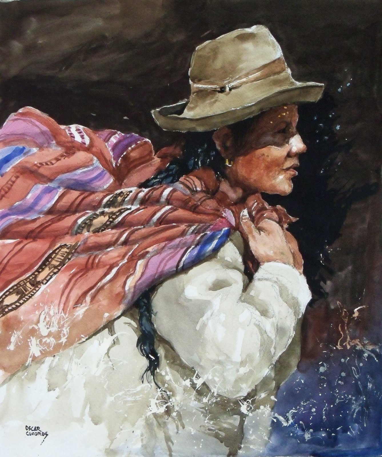 Cuadros Art Gallery: Andean Woman