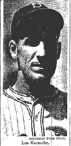 The Tragic Story of New York Giant / Brooklyn Dodger: Len Koenecke