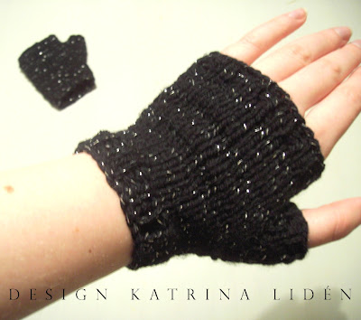 Svartglittriga Halvvantar (pulsvärmare) – DesignKatrina