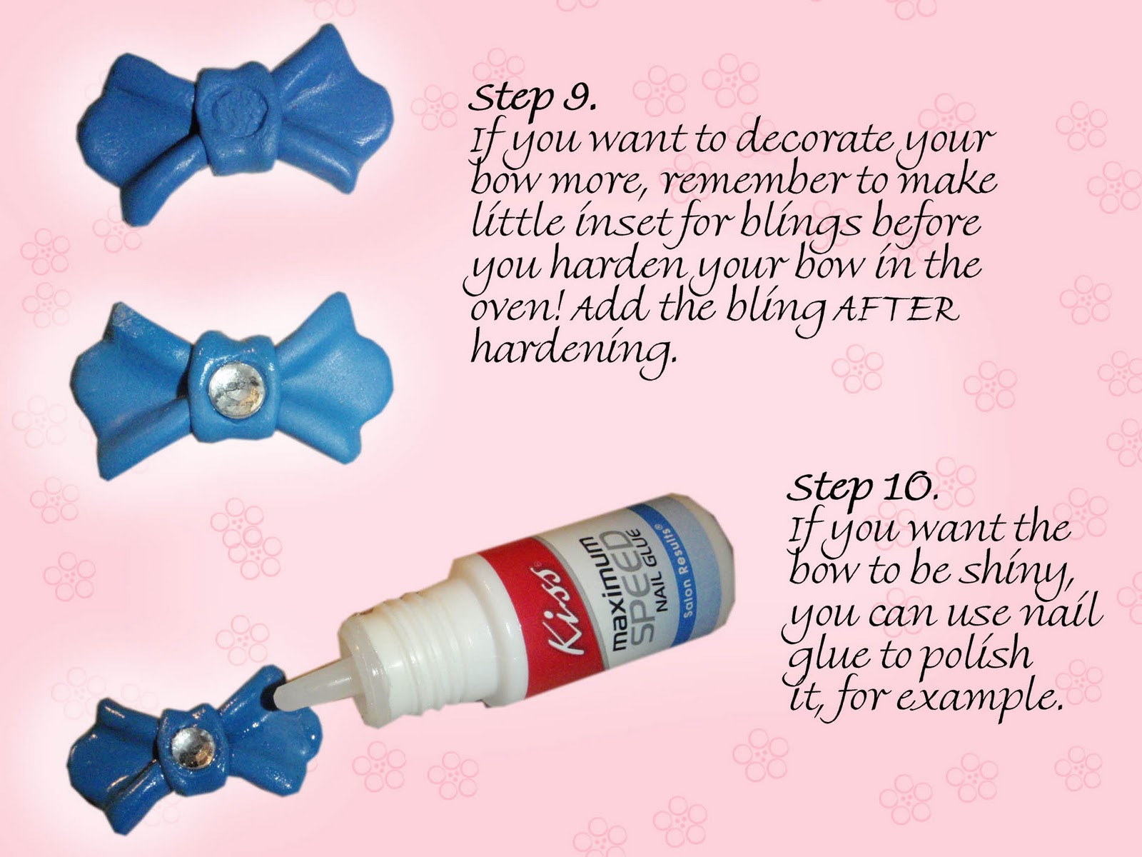 Nail Corner: Fimo tutorial part 3 - Bow!