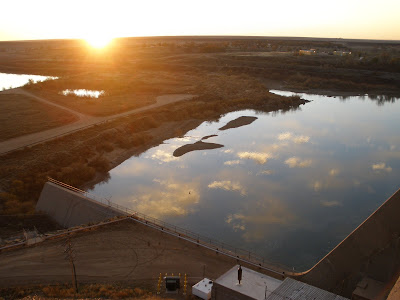 JOHN MARTIN DAM: Fall Reflections; John Martin Dam