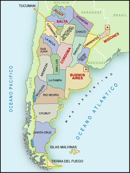 conociendo nuestro pais: GEOGRAFIA DE LA ARGENTINA