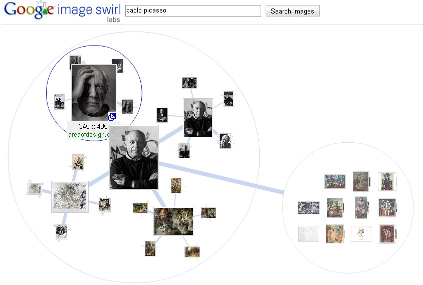 Internet Widgets: New image search by Google: Google Image Swirl