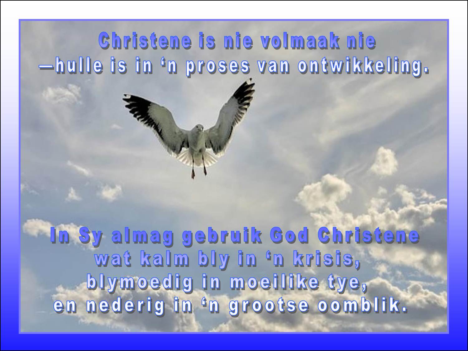 Let's Talk About It...: 3. Mooi Gedagtes