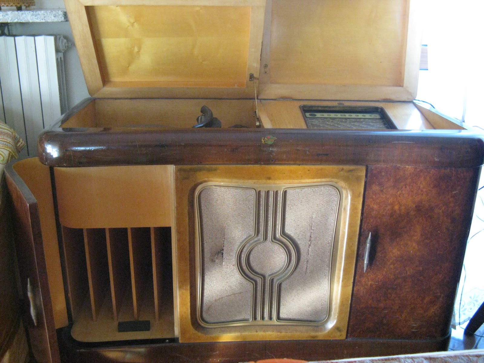 Continental Treasures: Marconi Radio & Record Player