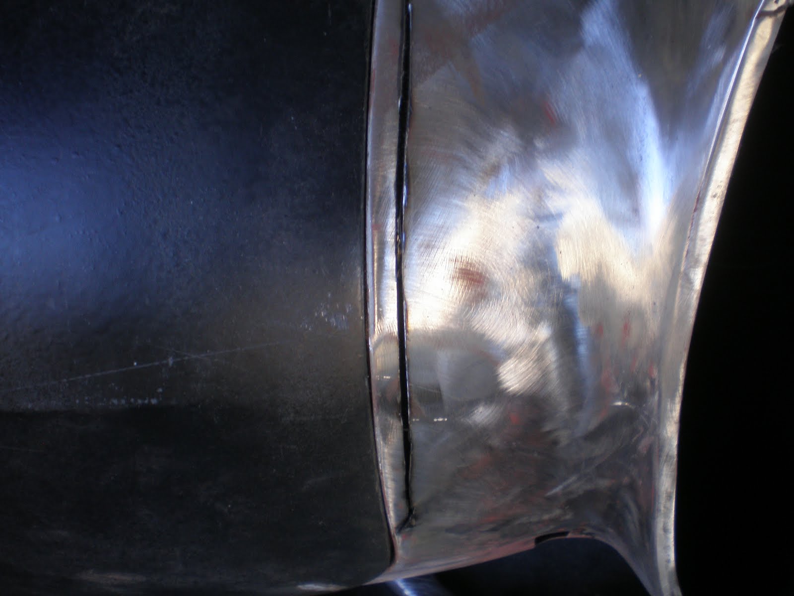 1974 Karmann Ghia Convertible: Rear Hood gap and apron