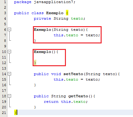 .java: Sobrecarga do Método Construtor