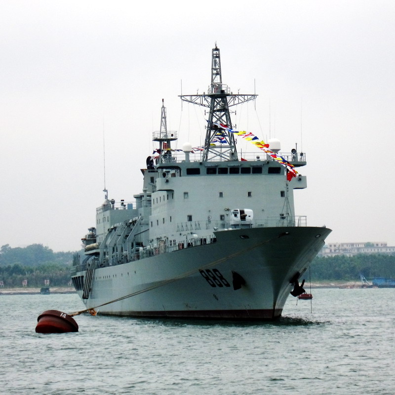 China Defense Blog: Replenishment ship 888 Transferred to the Fisheries ...