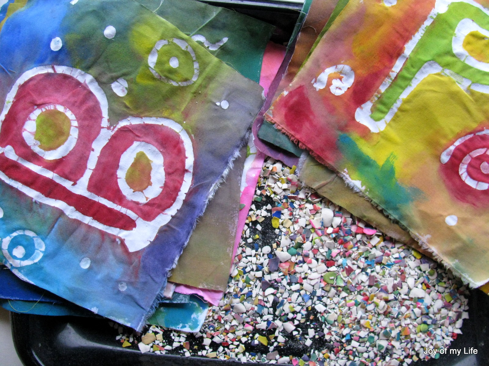 The Joy of My Life, and other things: Kids Craft: Paste Batik