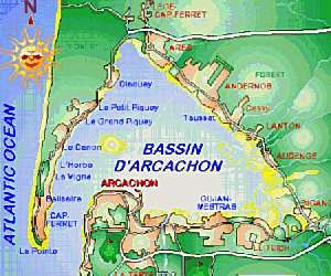 Arcachon Travel: Arcachon Maps