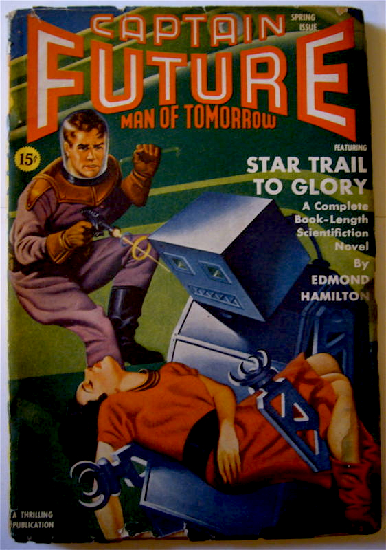 Captain Future pulp cover