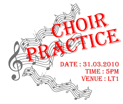 IMU Choir: Practice - 31.03.2010