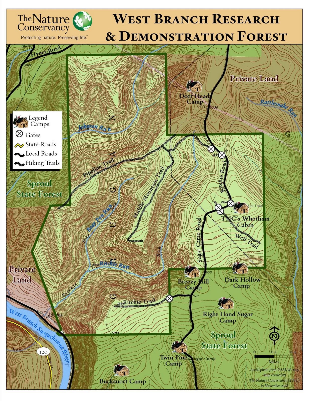 The Nature Conservancy's West Branch Research & Demonstration Forest ...