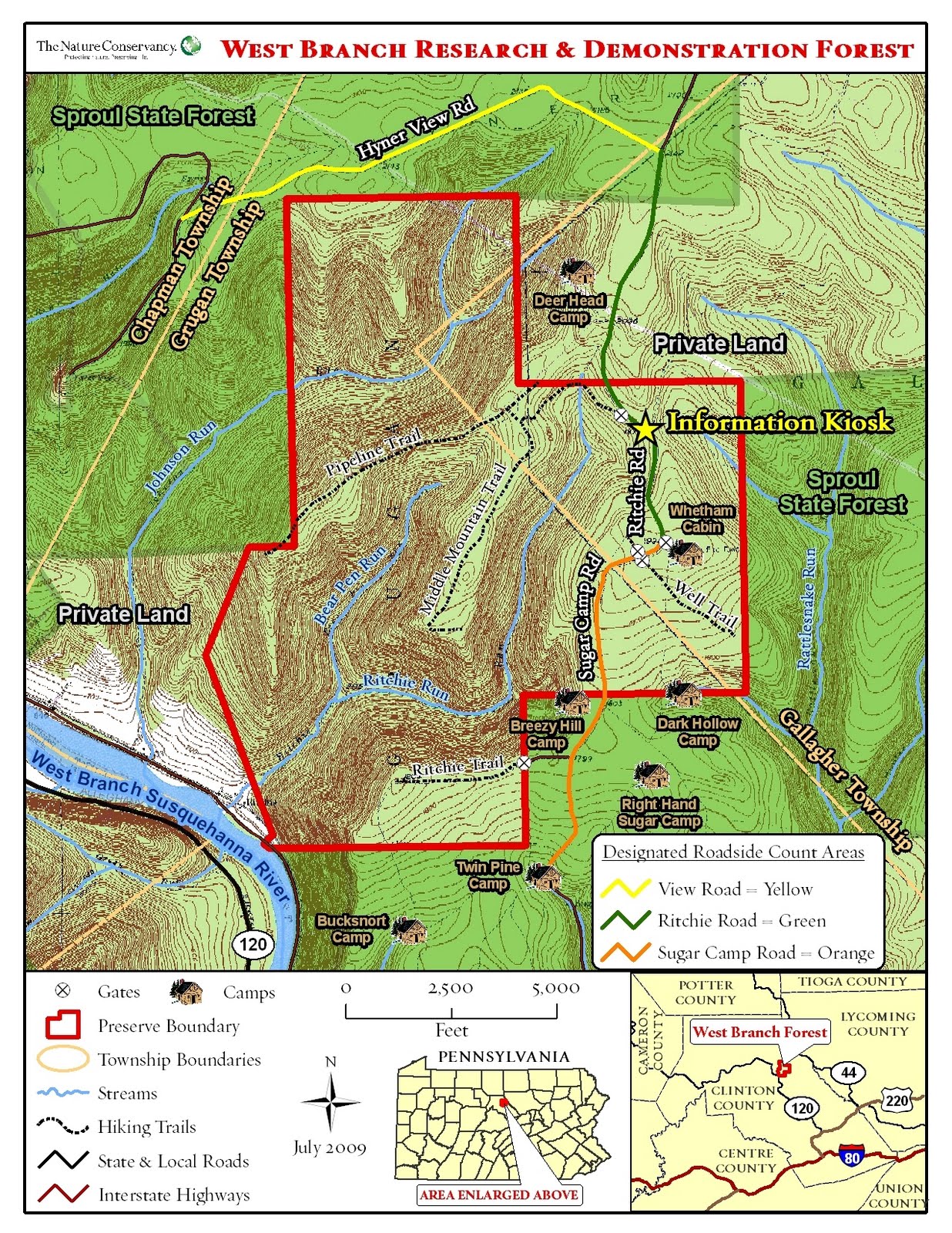 The Nature Conservancy's West Branch Research & Demonstration Forest ...