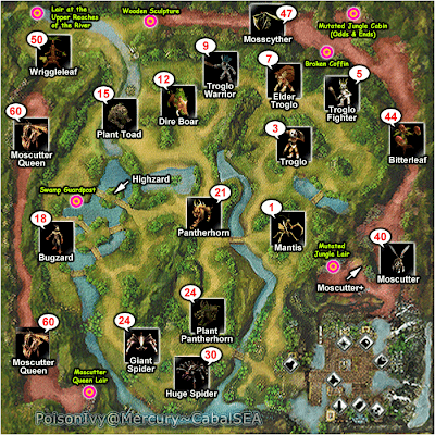 Cabal SEA: Cabal SEA - Monster Map Guide