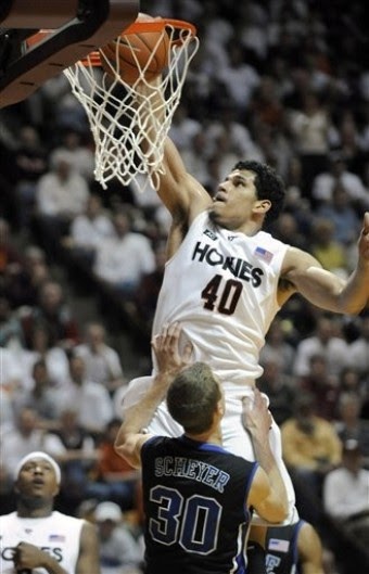 You Got Dunked On: Virginia Tech's A.D. Vassallo Dunks On Duke's Jon ...